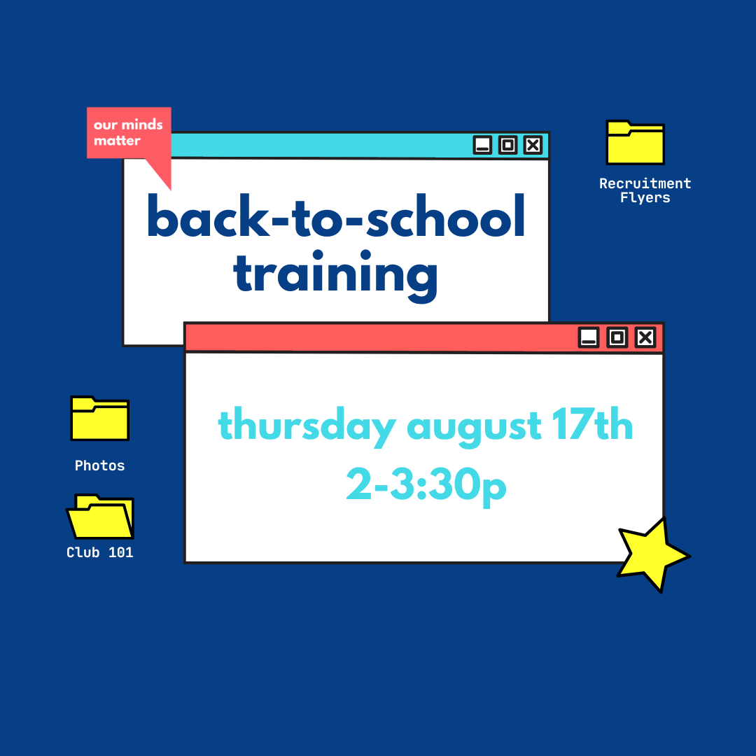 back-to-school training⭐ - our minds matter