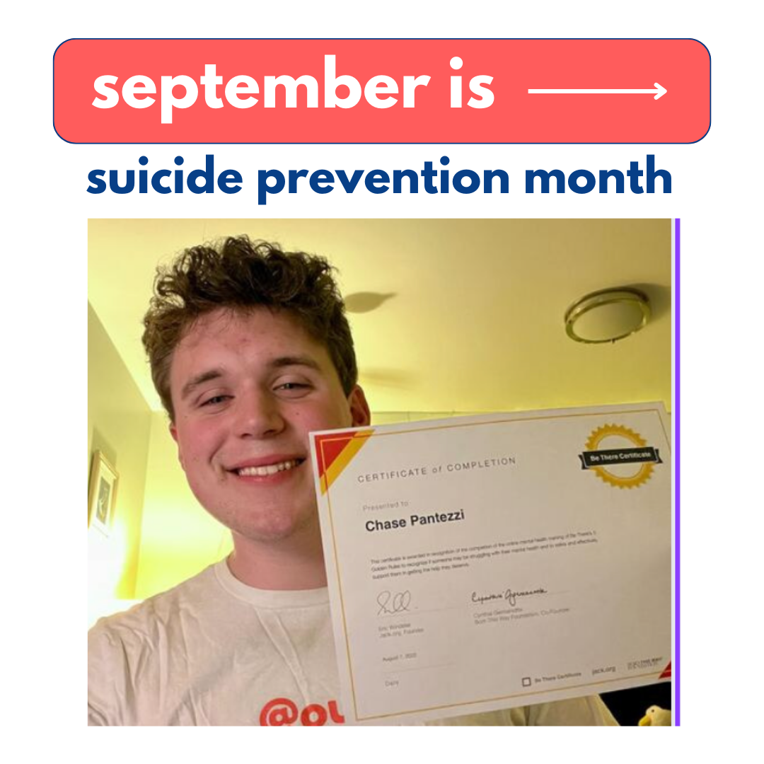 Suicide Prevention Month - our minds matter